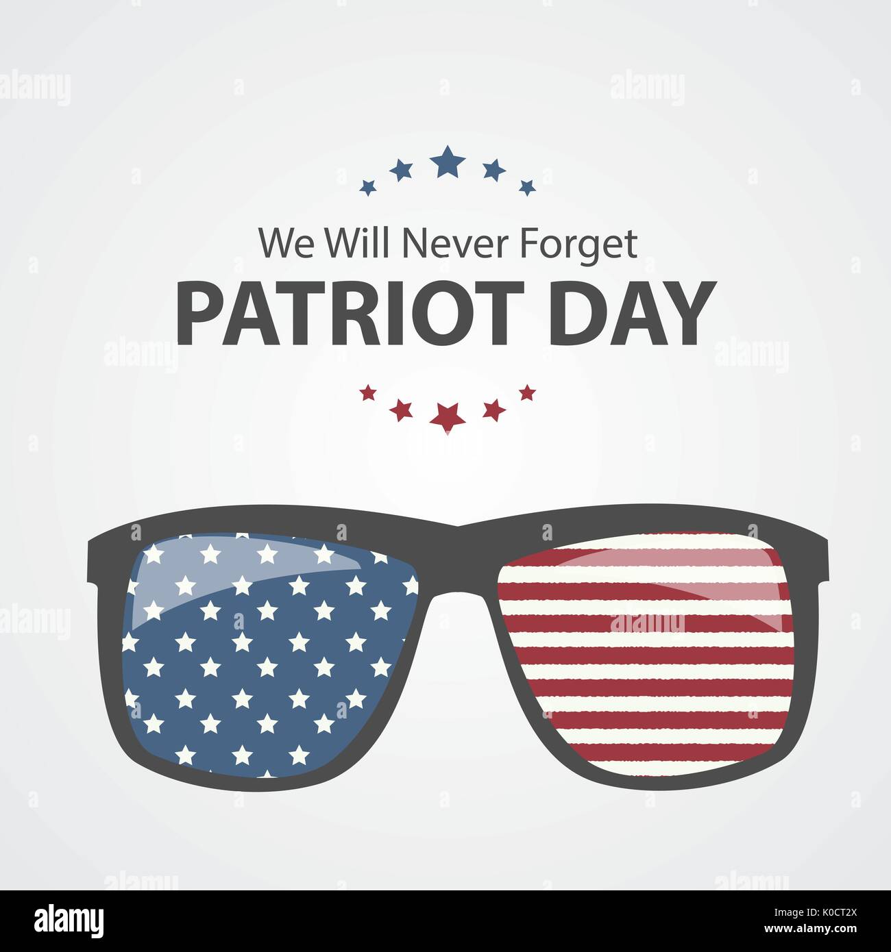 Patriot Day Background. September 11 Poster. We will never forget ...