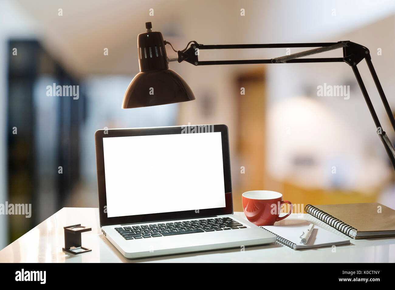 Laptop workspace hi-res stock photography and images - Alamy