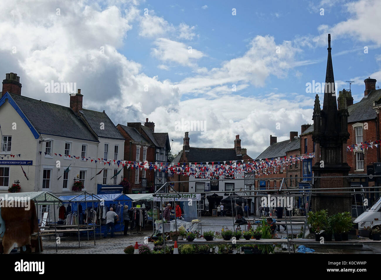 Market Day in Ashbourne Stock Photo - Alamy