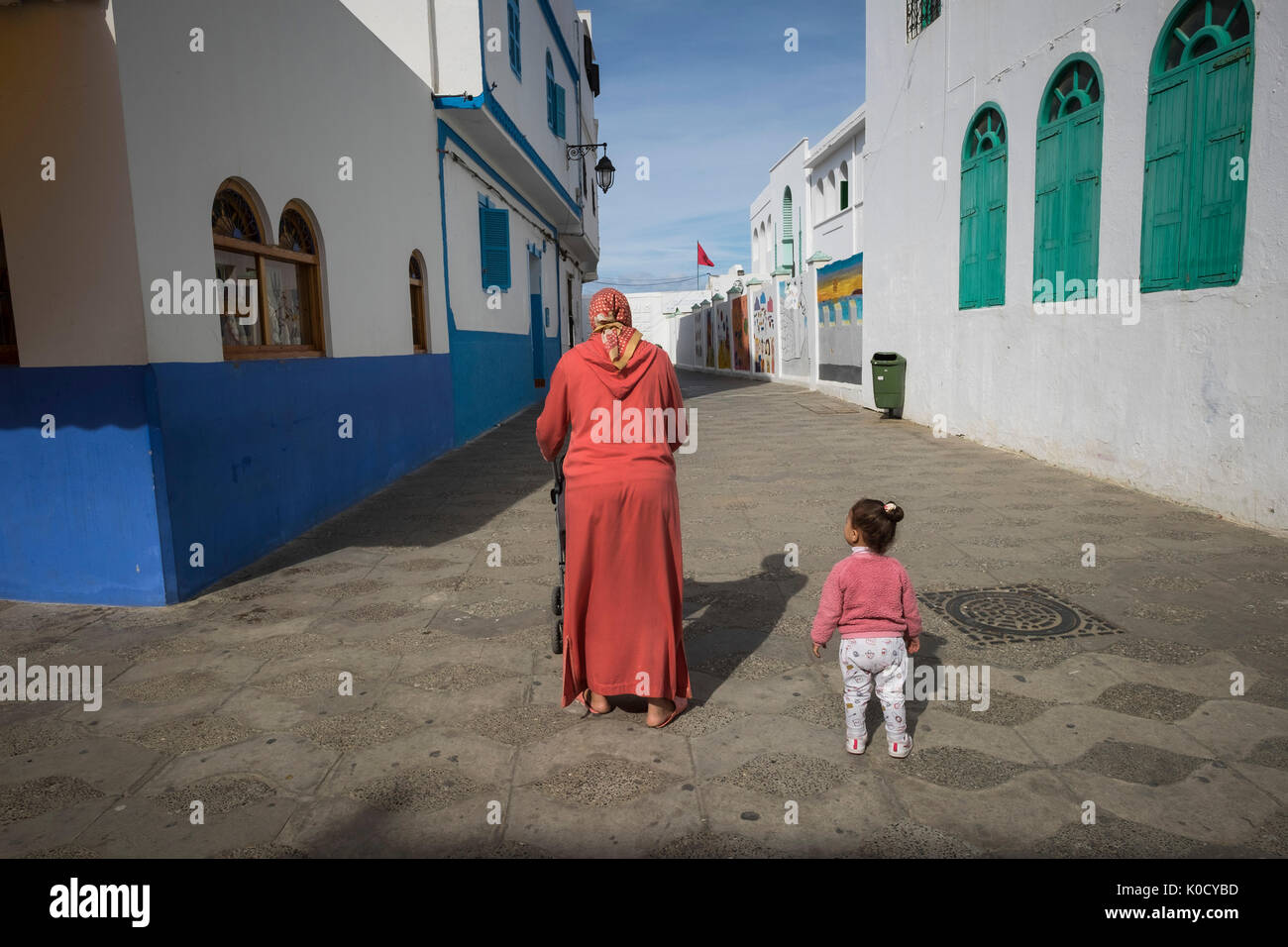 Morocco, Asilah, mother and daughter Stock Photo - Alamy