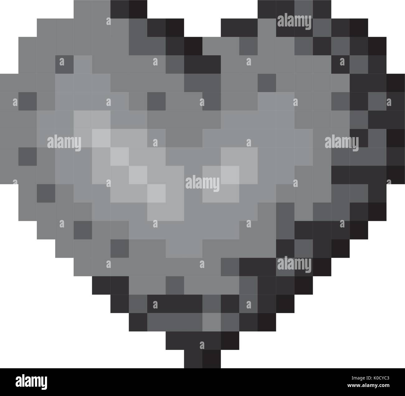 Pixelated heart hi-res stock photography and images - Alamy