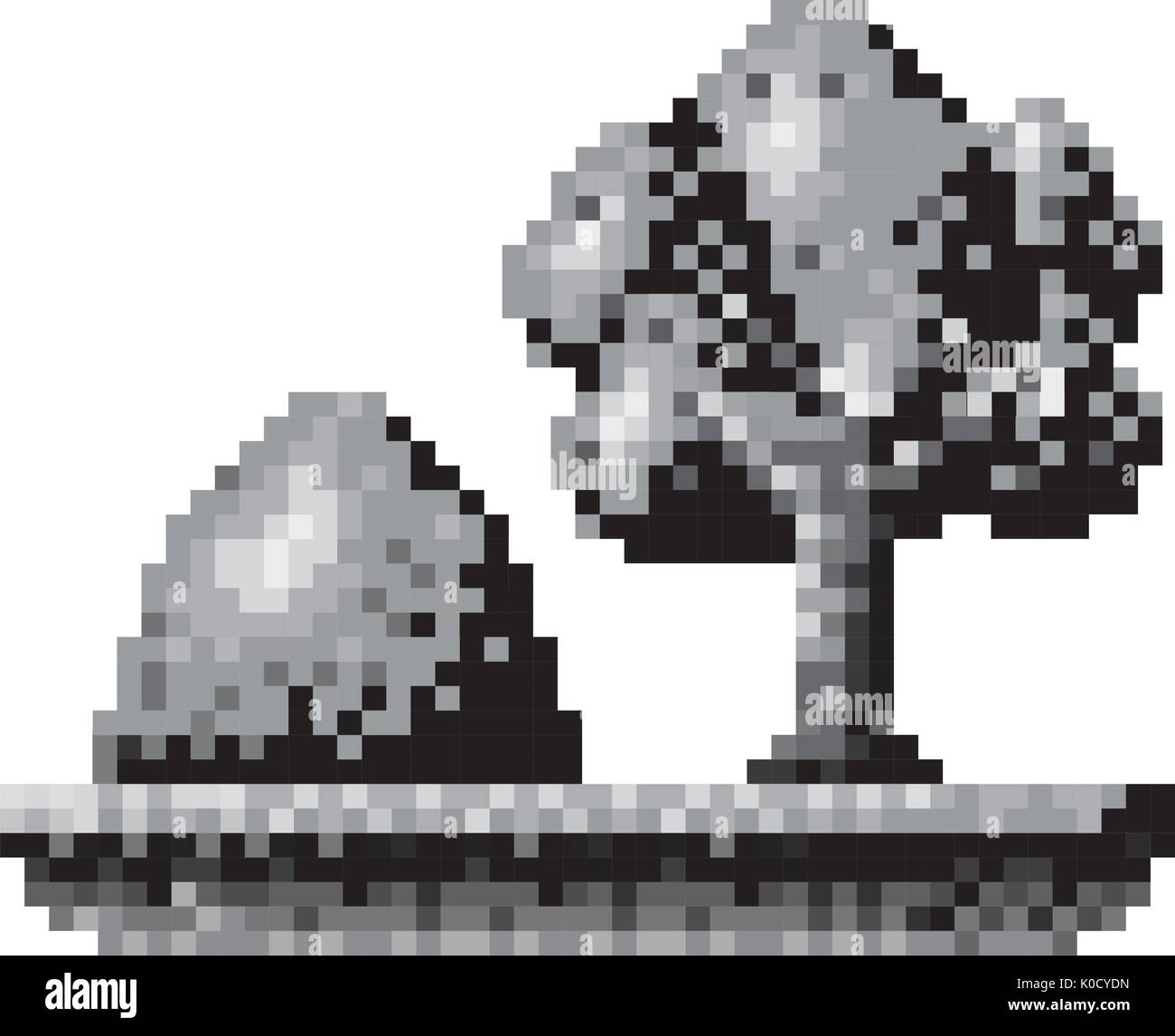 Oak mountain Stock Vector Images - Alamy