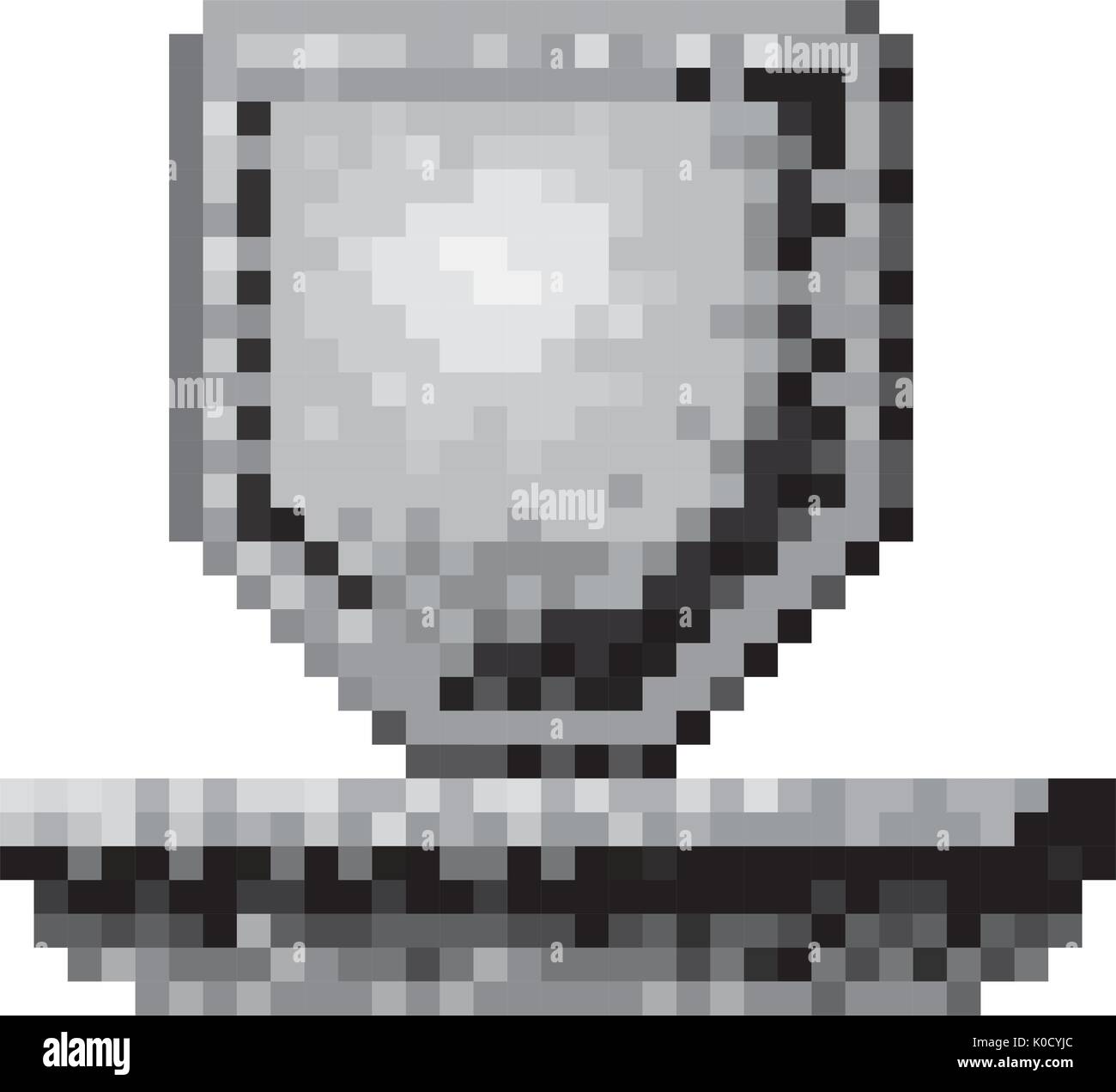Pixelated shield hi-res stock photography and images - Alamy