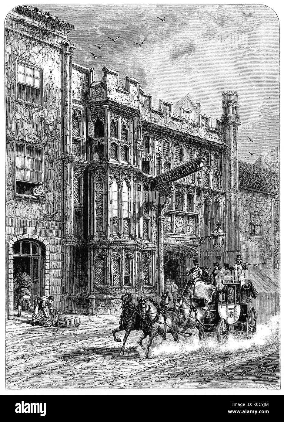 Stagecoach 19th century hi-res stock photography and images - Alamy