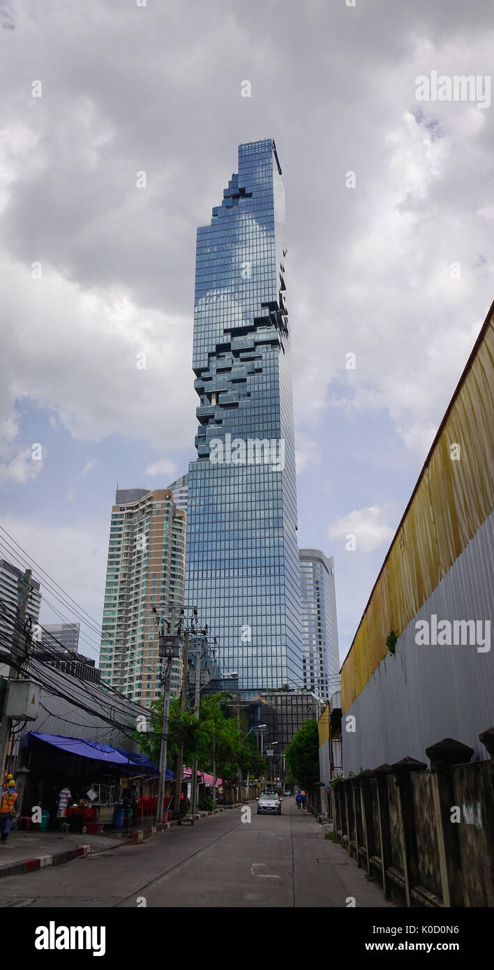 Bangkok, Thailand - Jun 17, 2017. Modern buildings at downtown in ...