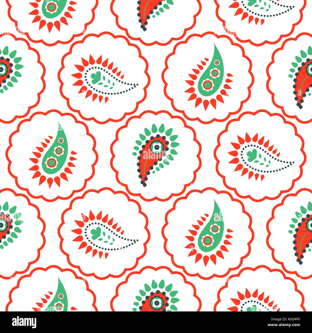 Paisley pattern seamless vector Stock Vector Image & Art - Alamy