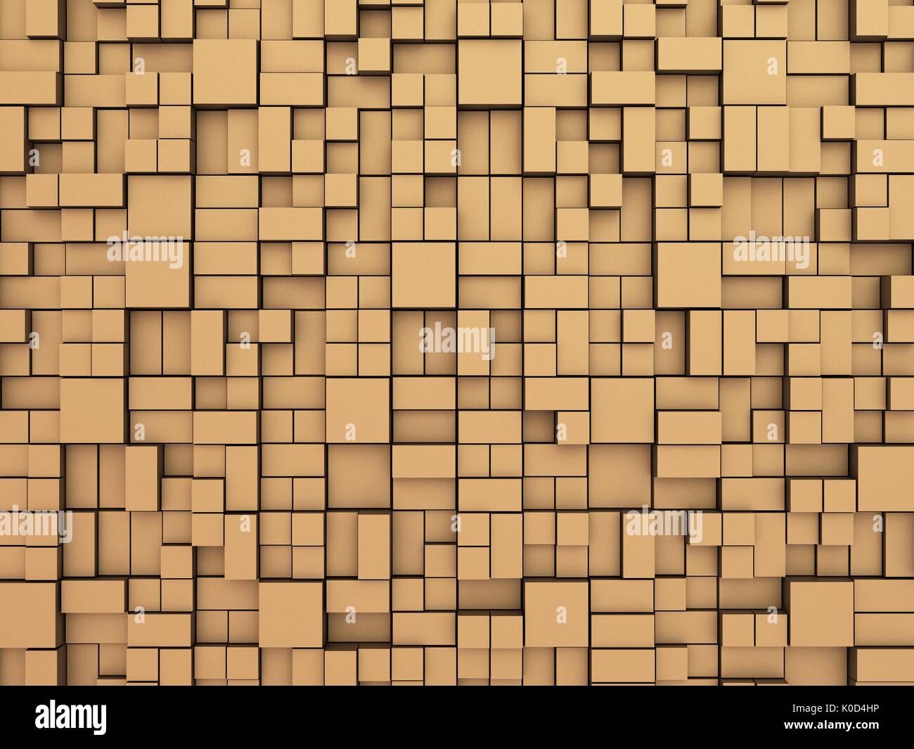 Abstract random boxes background. Abstract background made of boxes of ...