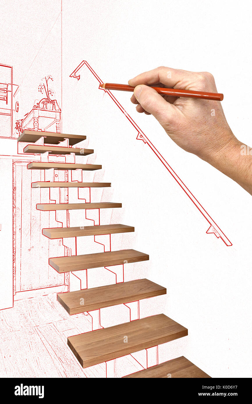 Stairs Drawing Perspective