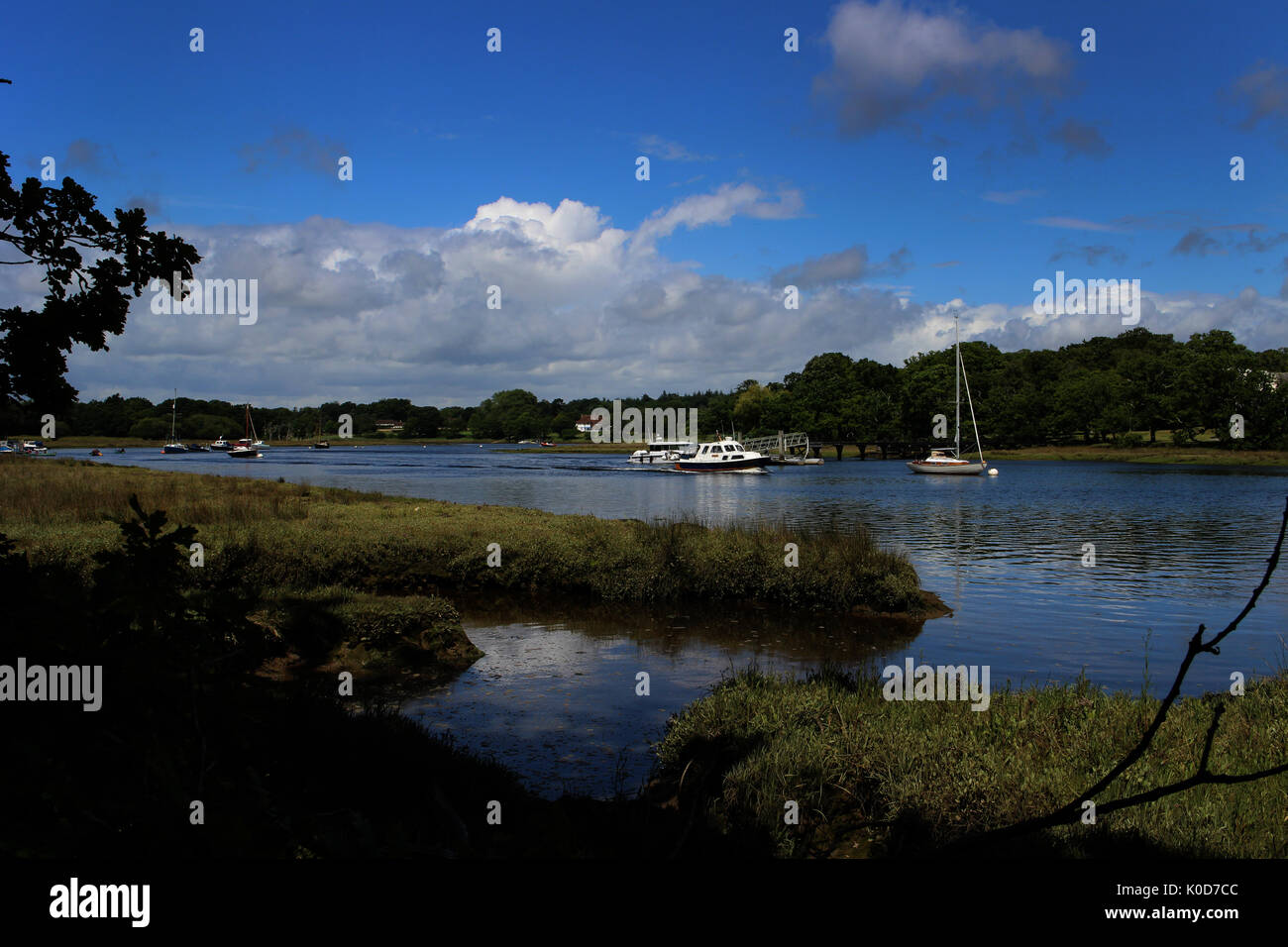 Beaulieu River New Forest Stock Photo - Alamy