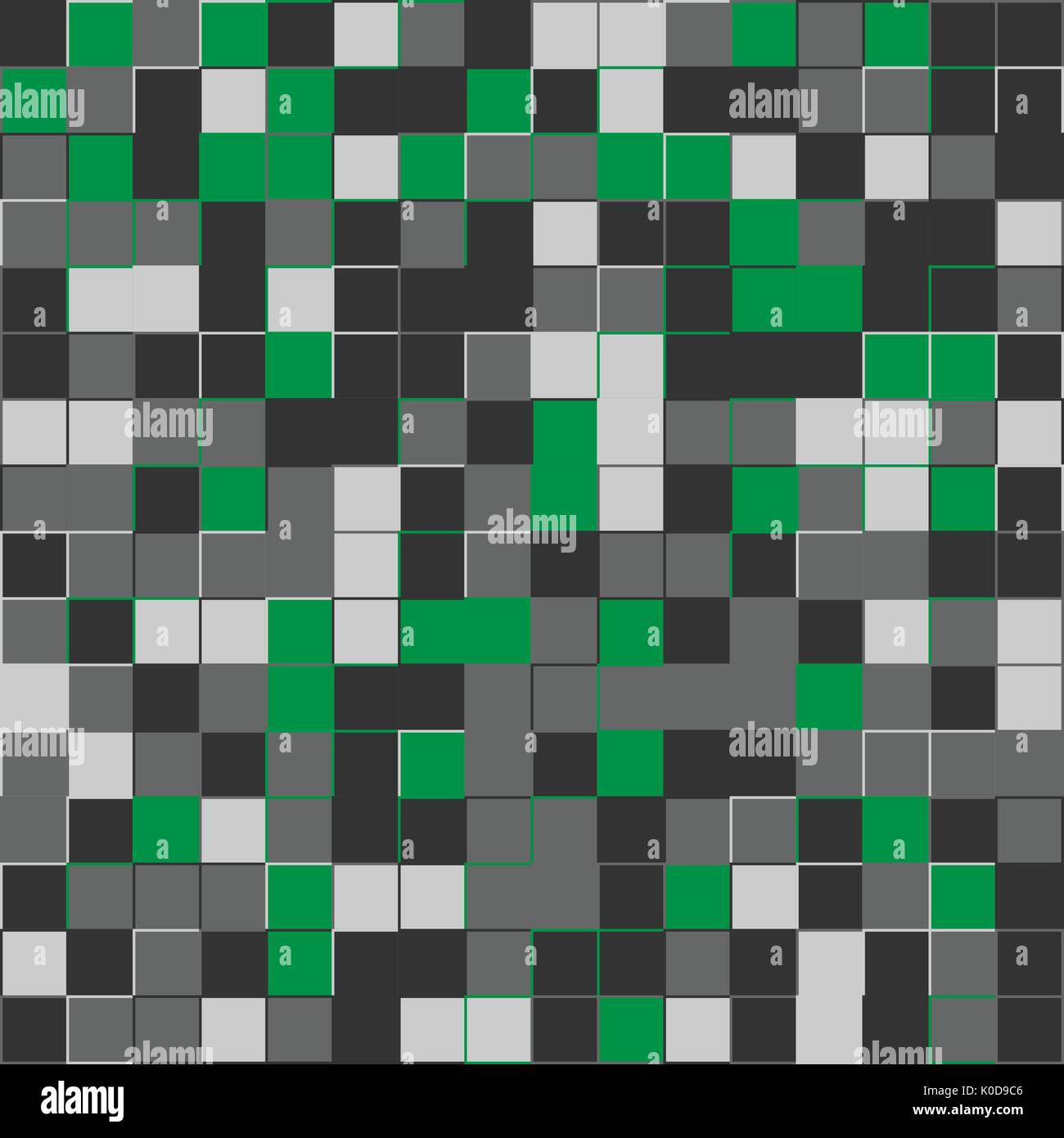 Green background. Random green colored abstract, digital generative art ...