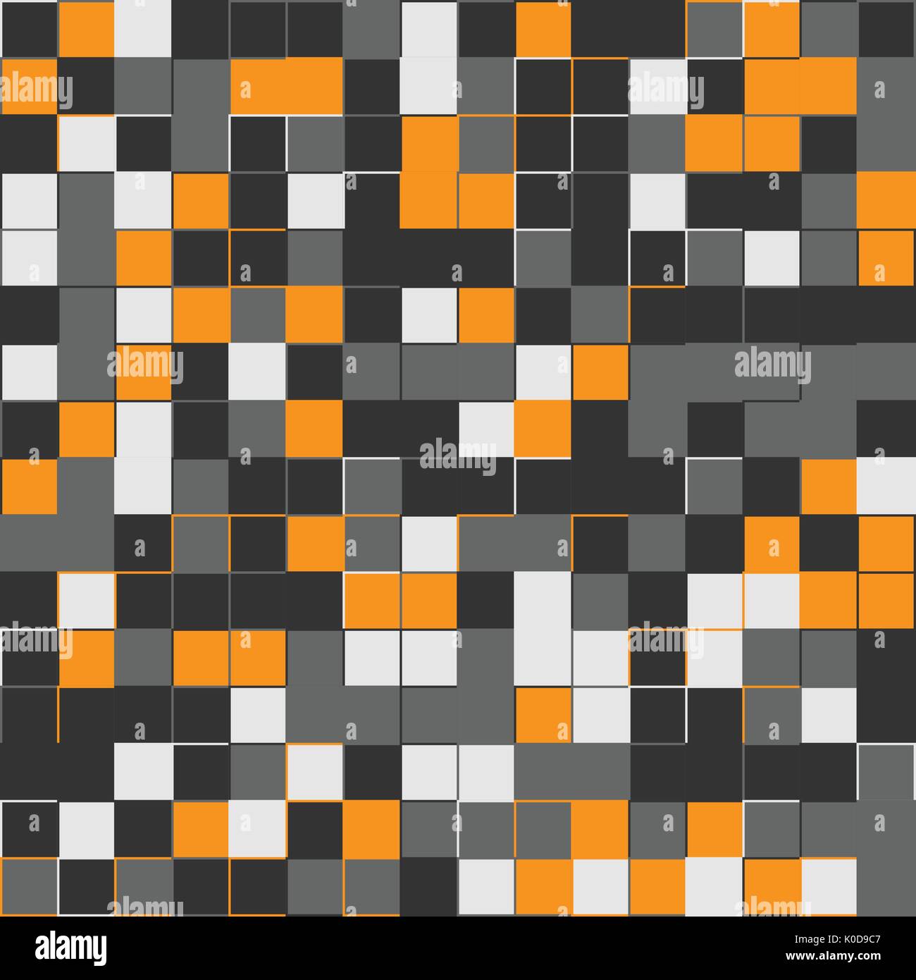 Orange background. Random orange colored abstract, digital generative ...