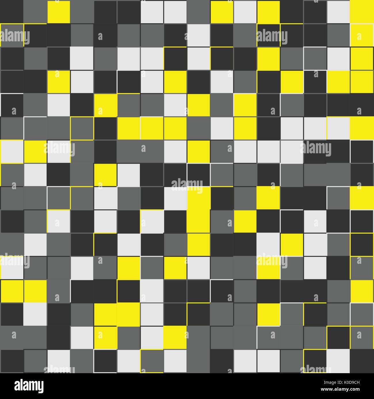 Yellow background. Random yellow colored abstract, digital generative ...