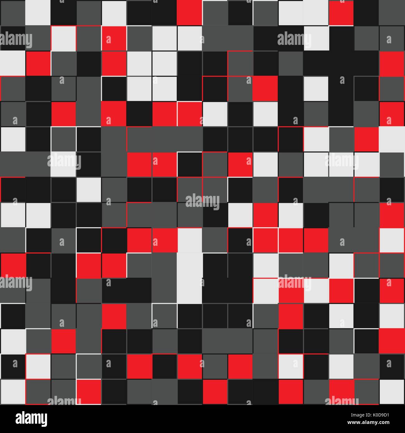 Red background. Random red colored abstract, digital generative art for ...