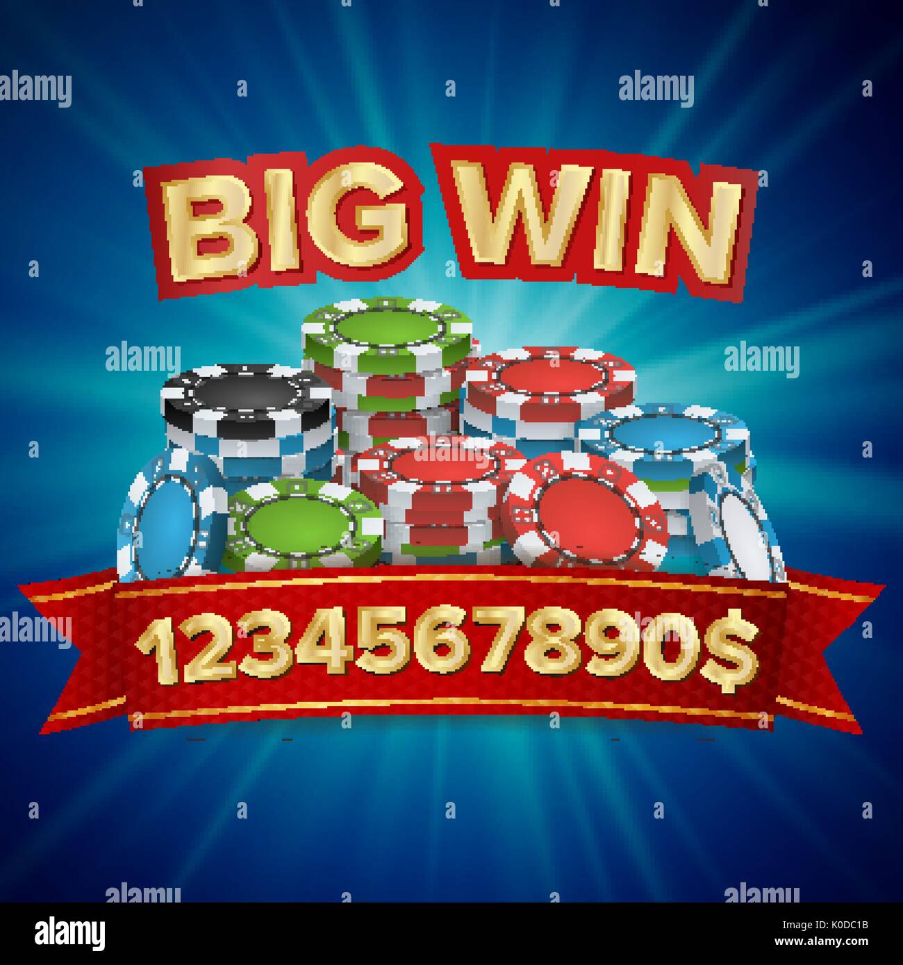 Big stacks of money Stock Vector Images - Alamy