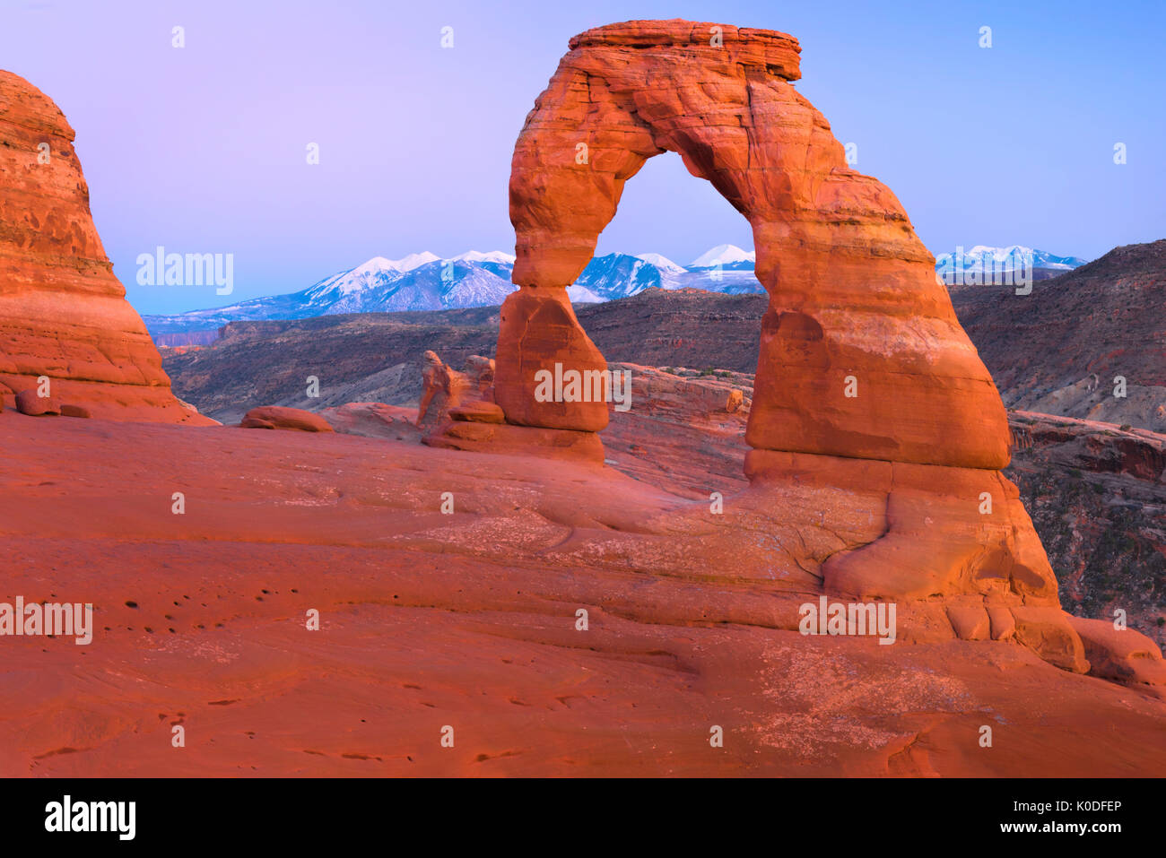 USA,Utah,Arches National Park, Delicate arch Stock Photo - Alamy