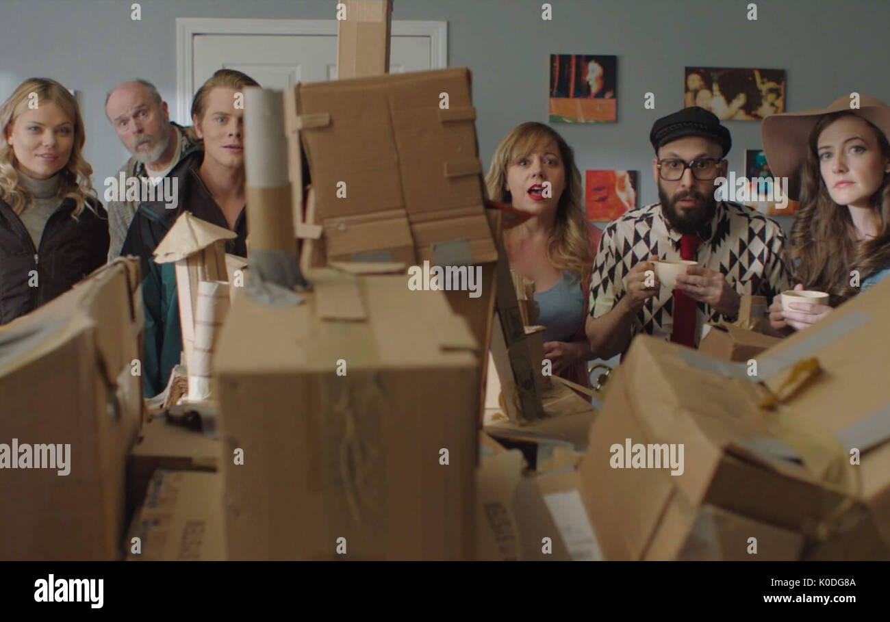 DAVE MADE A MAZE, from left: Kamilla Alnes, Rick Overton, Drew Knigga ...