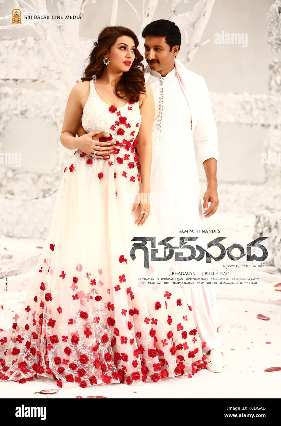 GOUTHAM NANDA, (aka GAUTHAM NANDA), Indian poster in English and Telugu ...