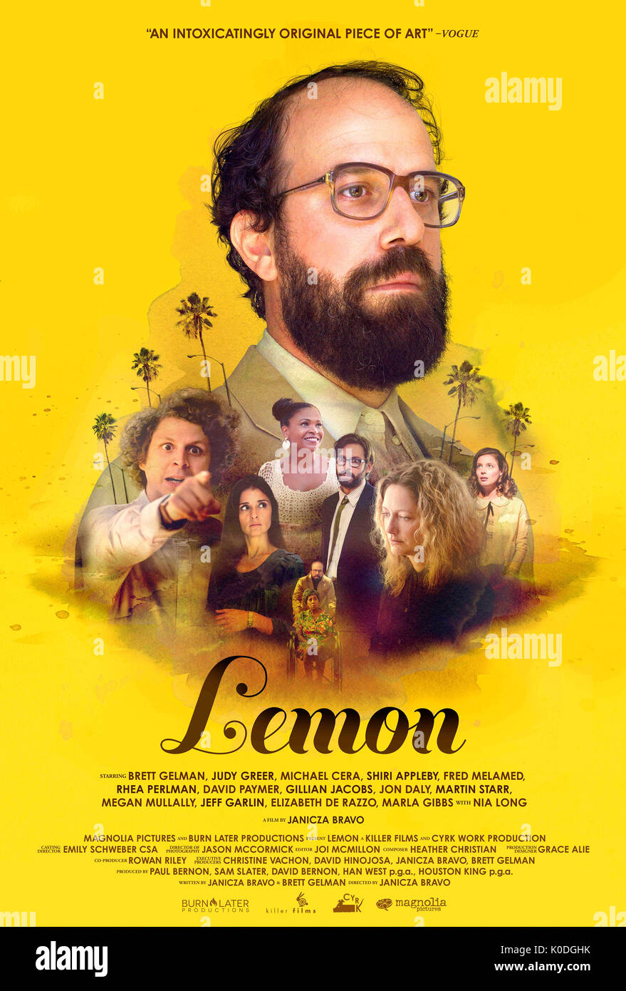 LEMON, US poster, Brett Gelman (top), bottom, large figures, from left ...