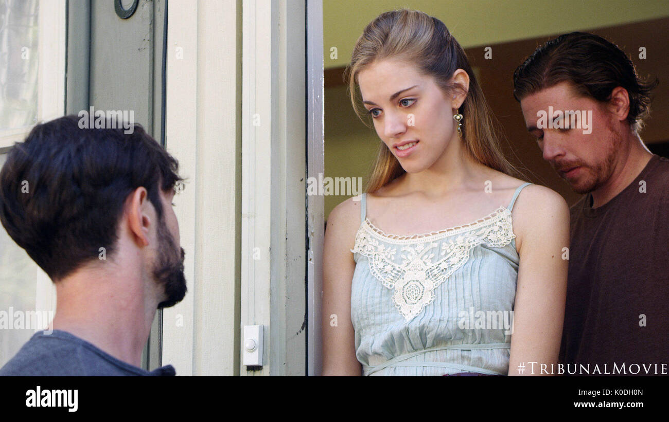 THE TRIBUNAL, from left: Ryan Wesley Gilreath, Laura E. Mock, Chris ...