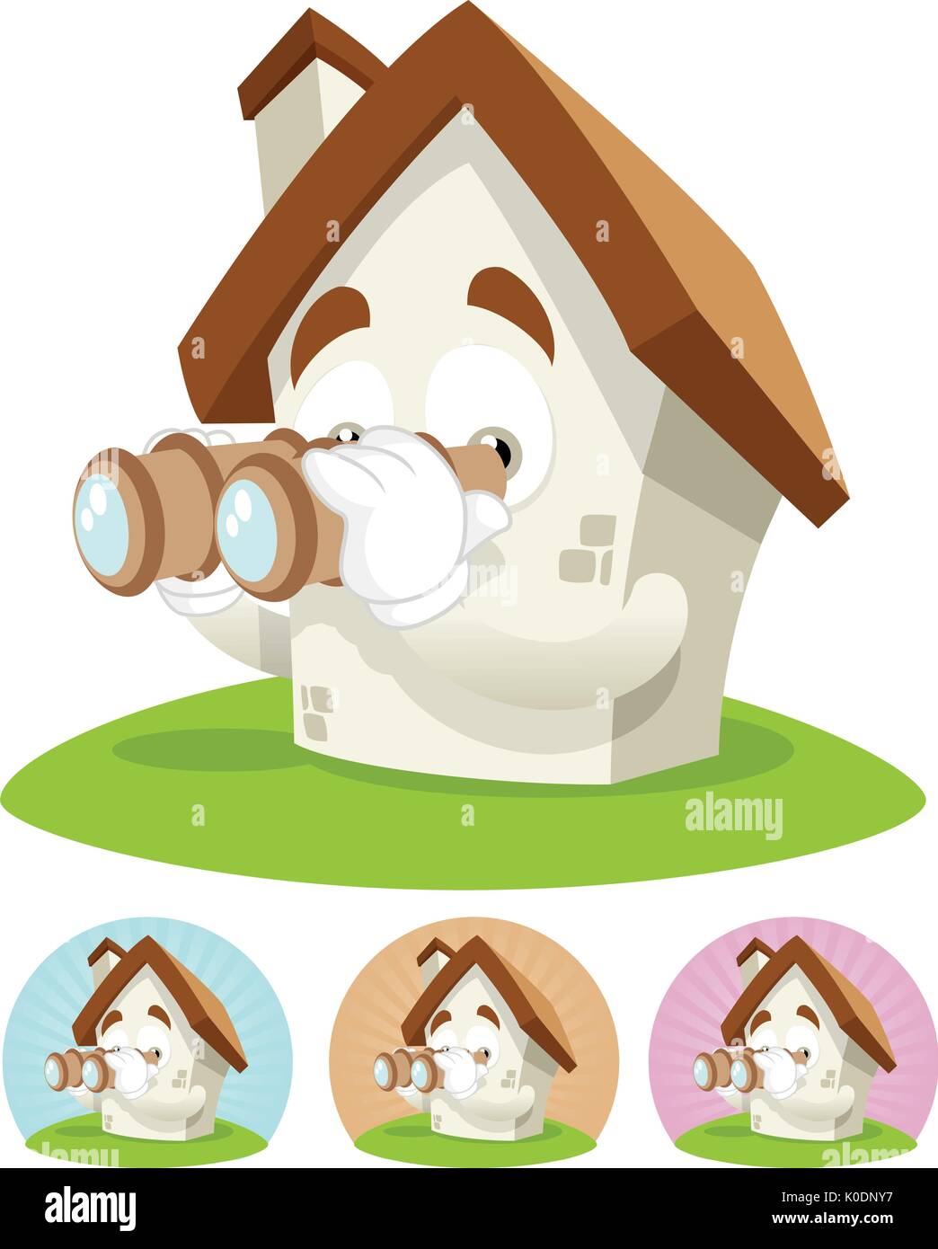 Through housing Stock Vector Images - Alamy