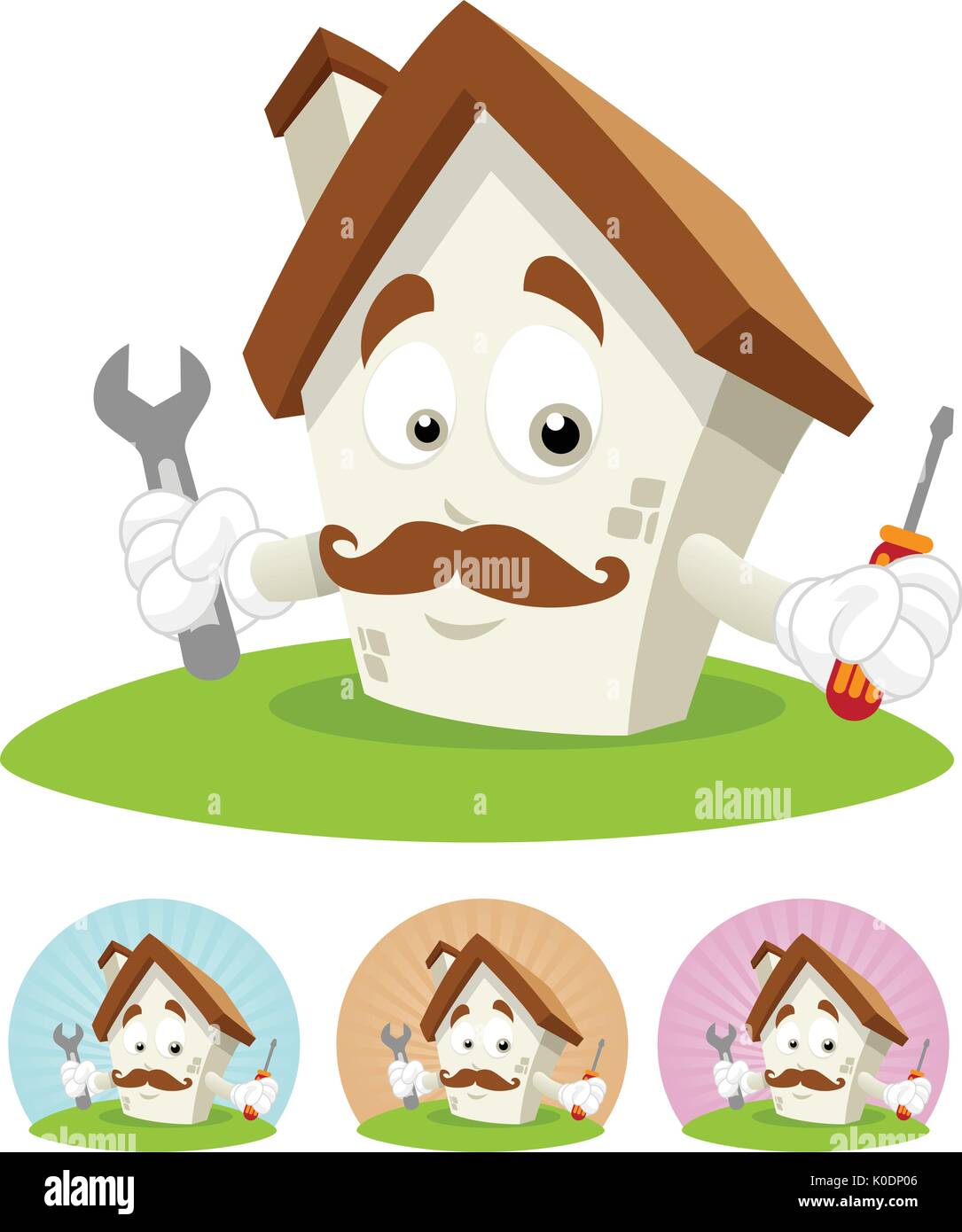 Monkey and architecture Stock Vector Images - Alamy