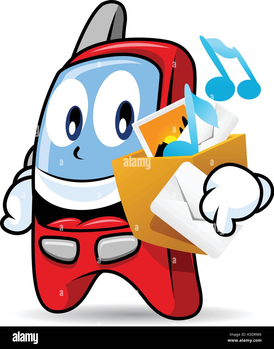 Handphone vector hi-res stock photography and images - Alamy