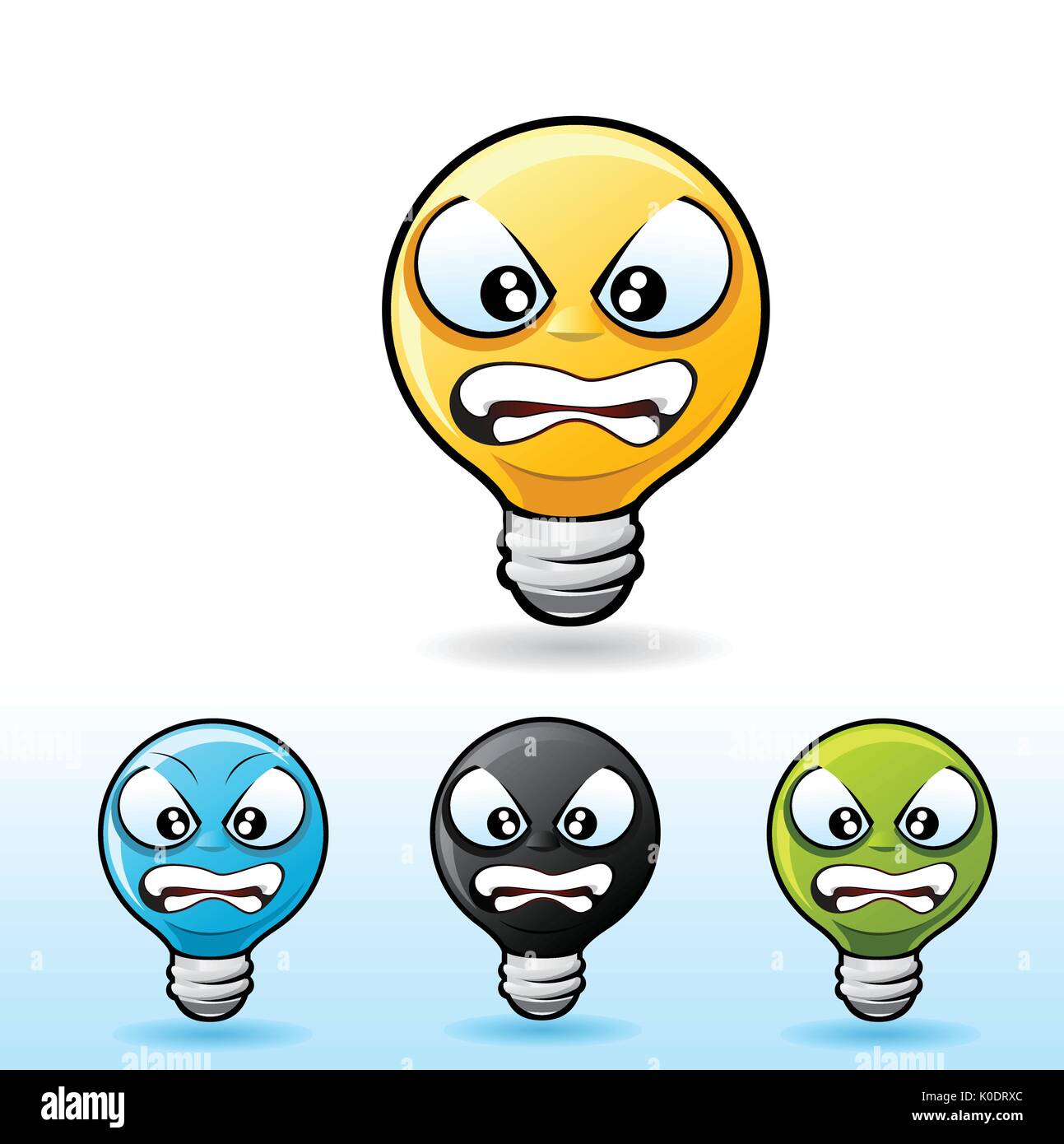 Light Bulb Smiley Face