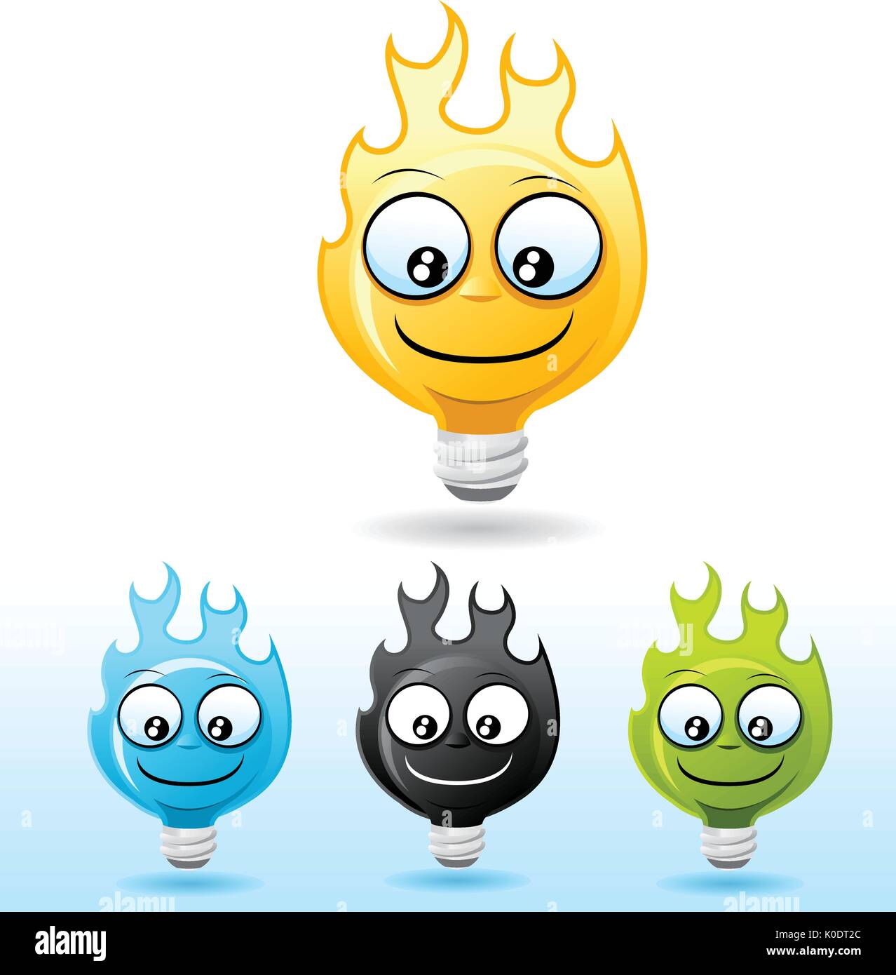 Light Bulb Smiley Face