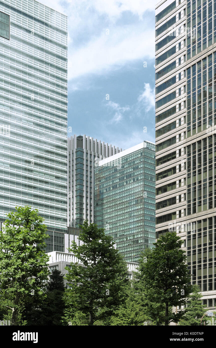 office buildings in Tokyo Stock Photo - Alamy