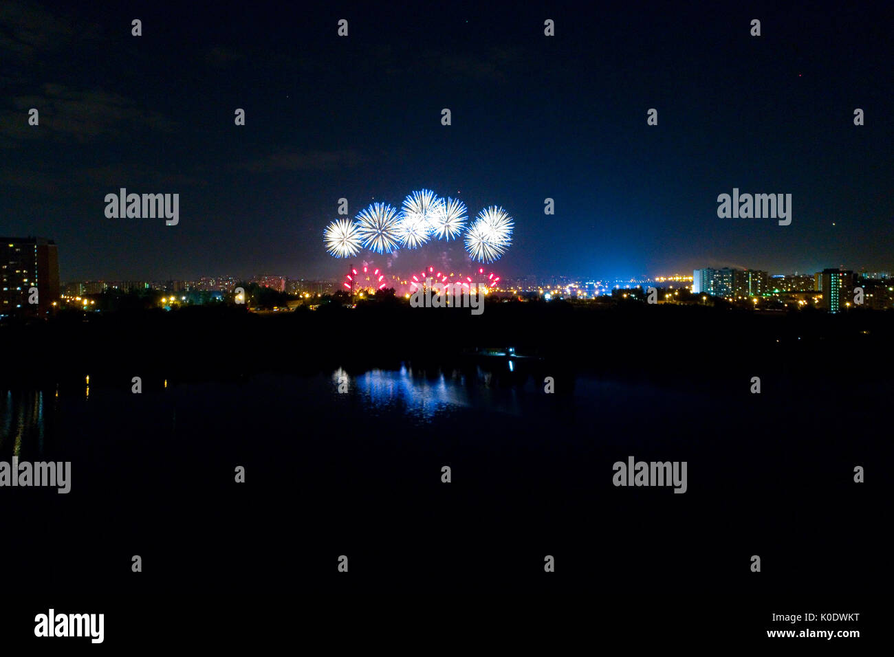 Fireworks festival in moscow hi-res stock photography and images - Alamy