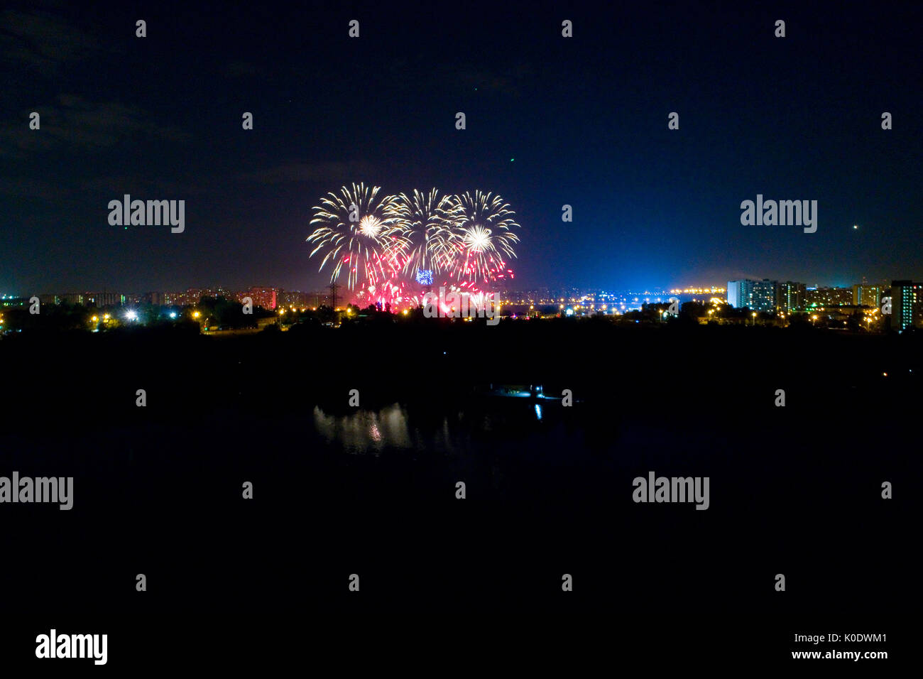 Fireworks festival in moscow hi-res stock photography and images - Alamy