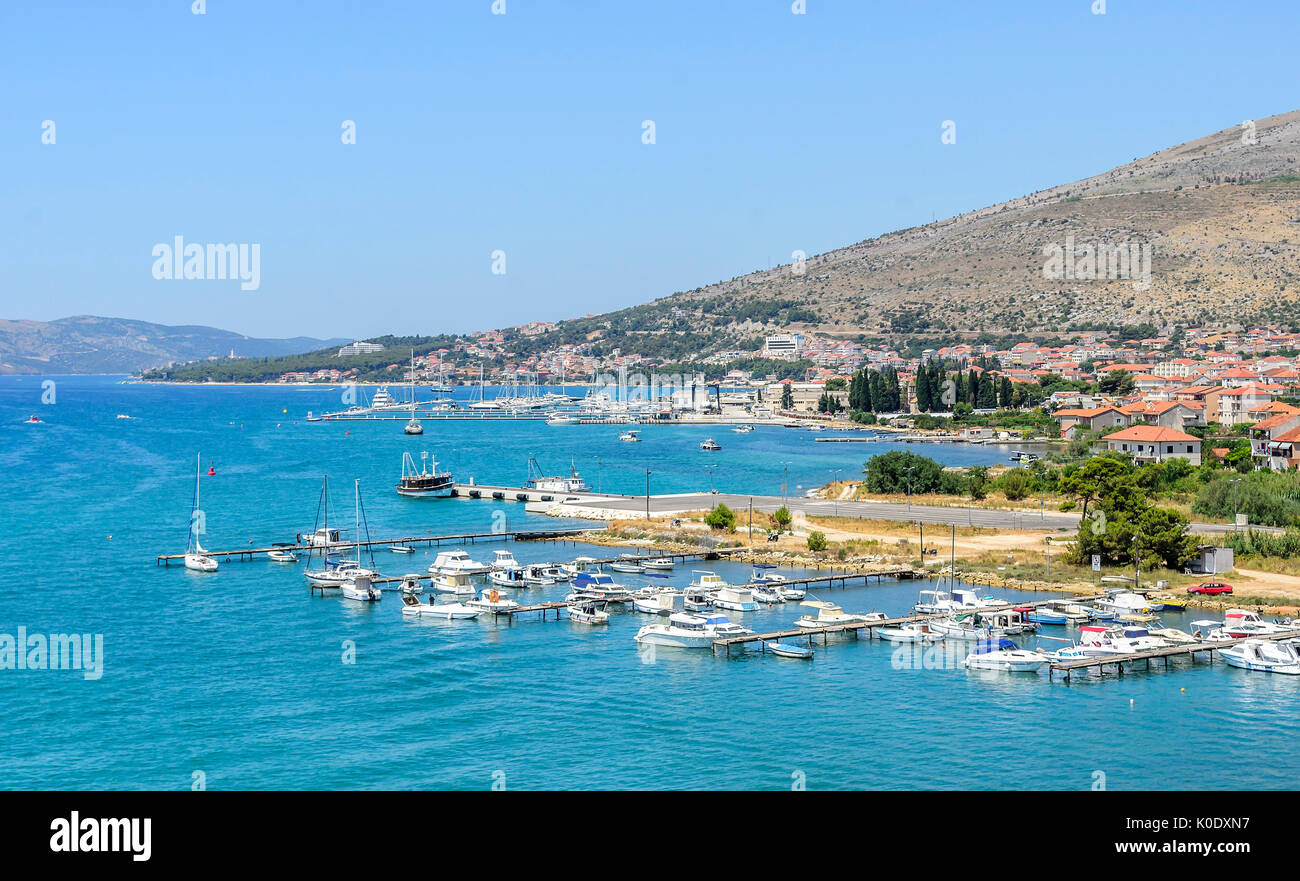 Sea port city of Trogir, Croatia Stock Photo - Alamy