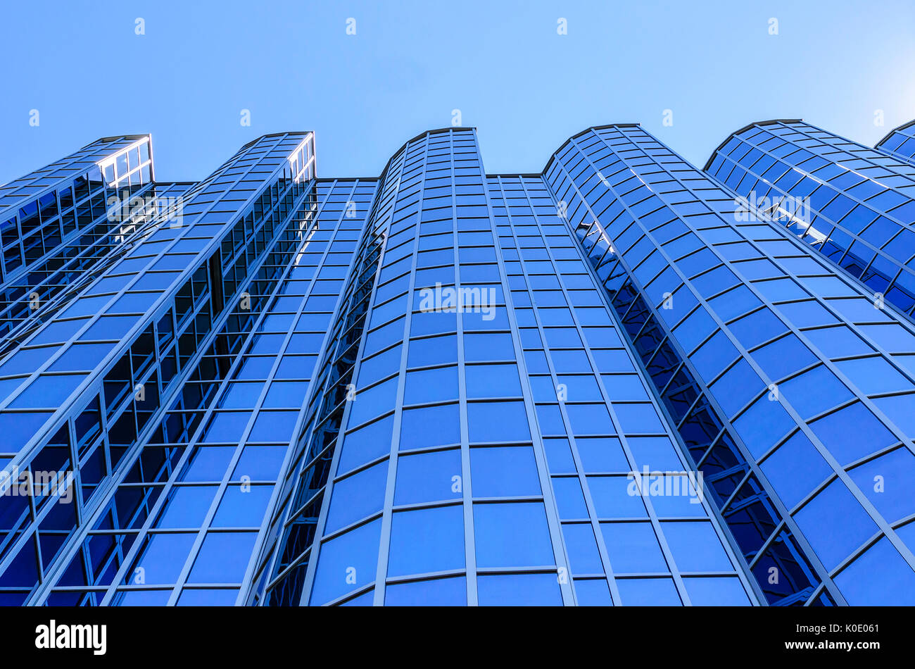 Modern house on the sky background Stock Photo - Alamy