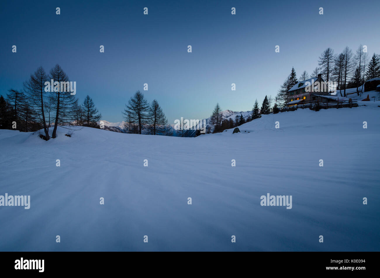 Refuge Crosta (Divedro valley, Ossola, Piedmont, Italian alps Stock ...