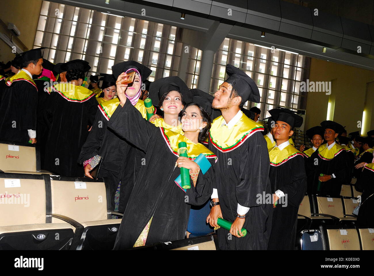 North Sumatera, Indonesia. 22nd Aug, 2017. During the graduation ...