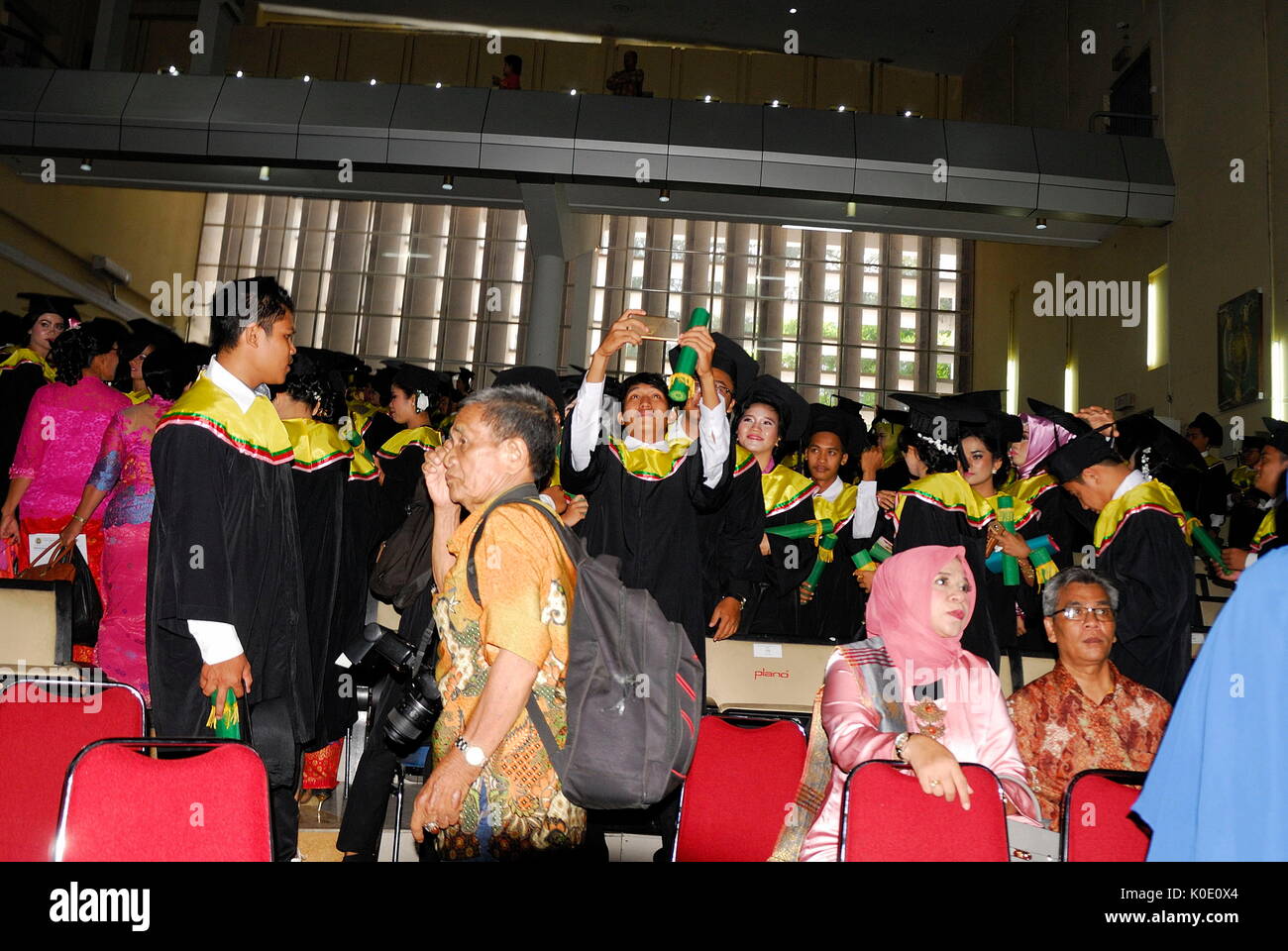 North Sumatera, Indonesia. 22nd Aug, 2017. During the graduation ...