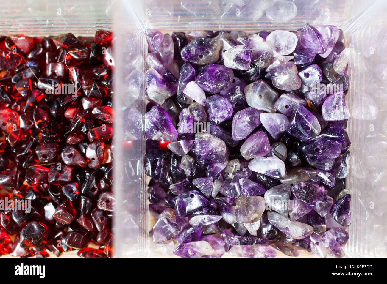 mixed beads for accessories made Stock Photo - Alamy