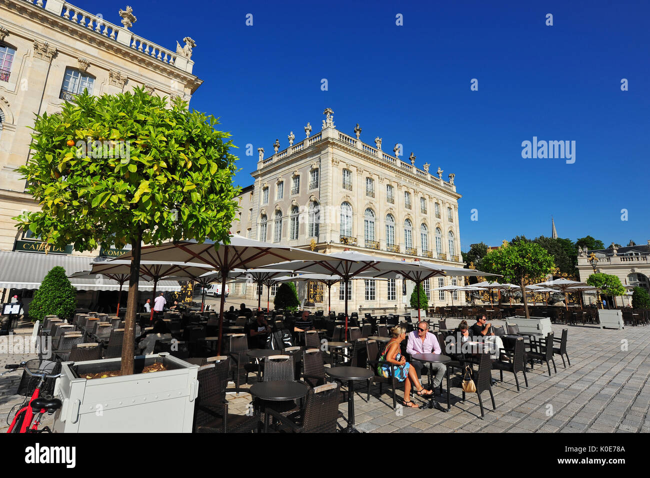 Nancy cafe terrace hi-res stock photography and images - Alamy