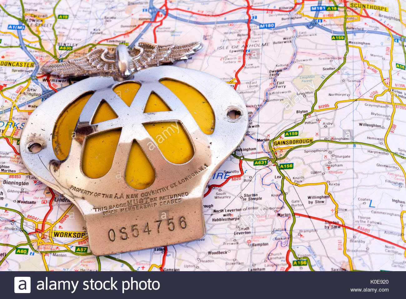Old Aa Motoring Badge High Resolution Stock Photography and Images - Alamy