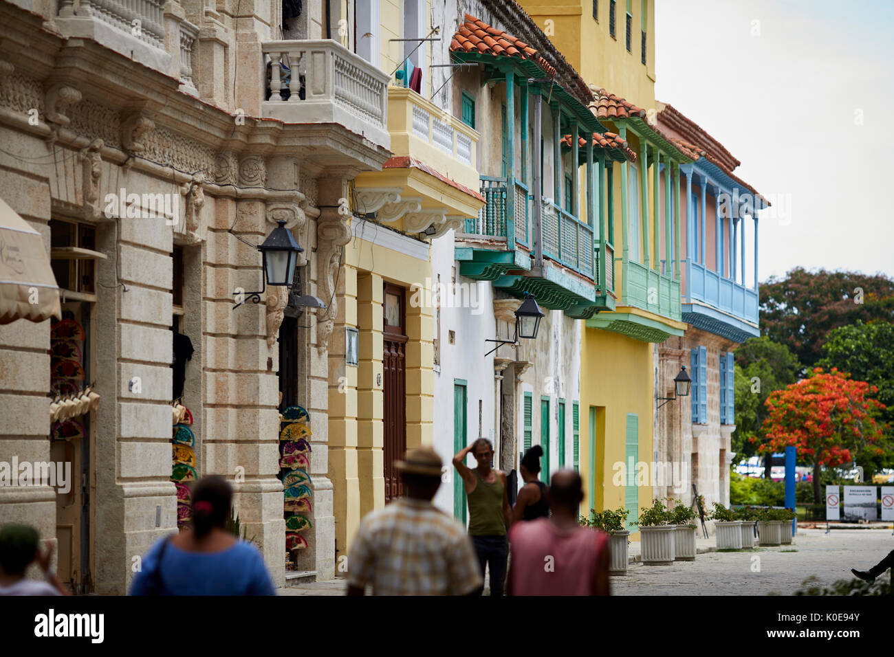 Bright coloured caribbean architecture hi-res stock photography and ...