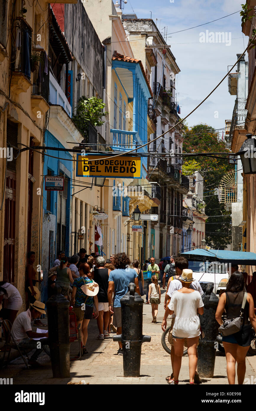 Cuban, cuba, Capital, havana old town landmark La Bodeguita del Medio ...