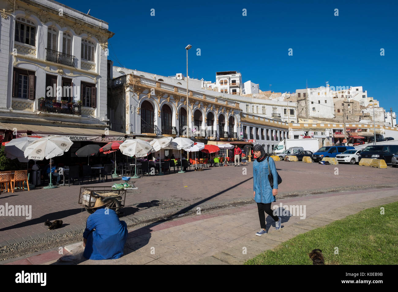Morocco, Tangier, Corniche Stock Photo - Alamy