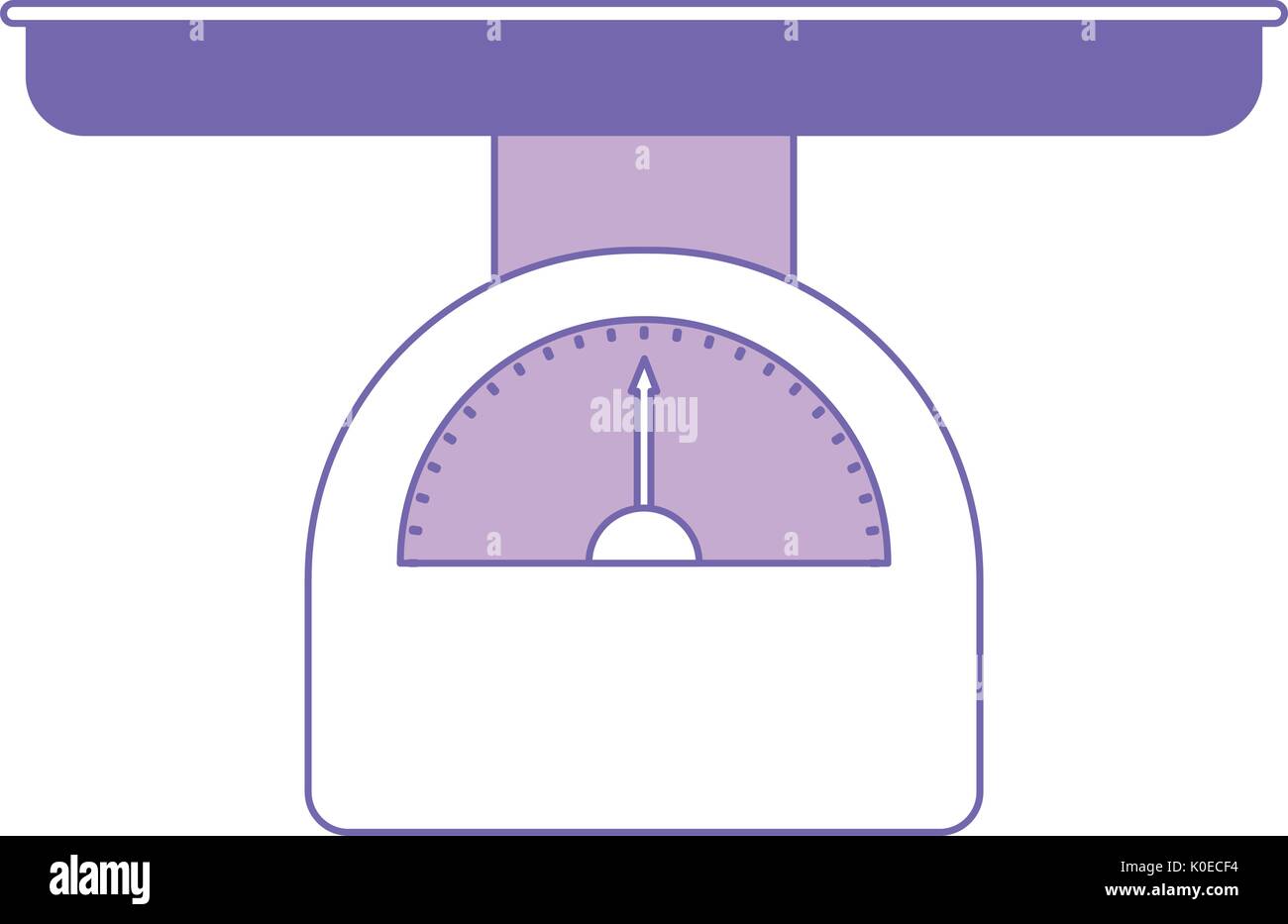 purple silhouette of weight scale for babies Stock Vector Image & Art ...
