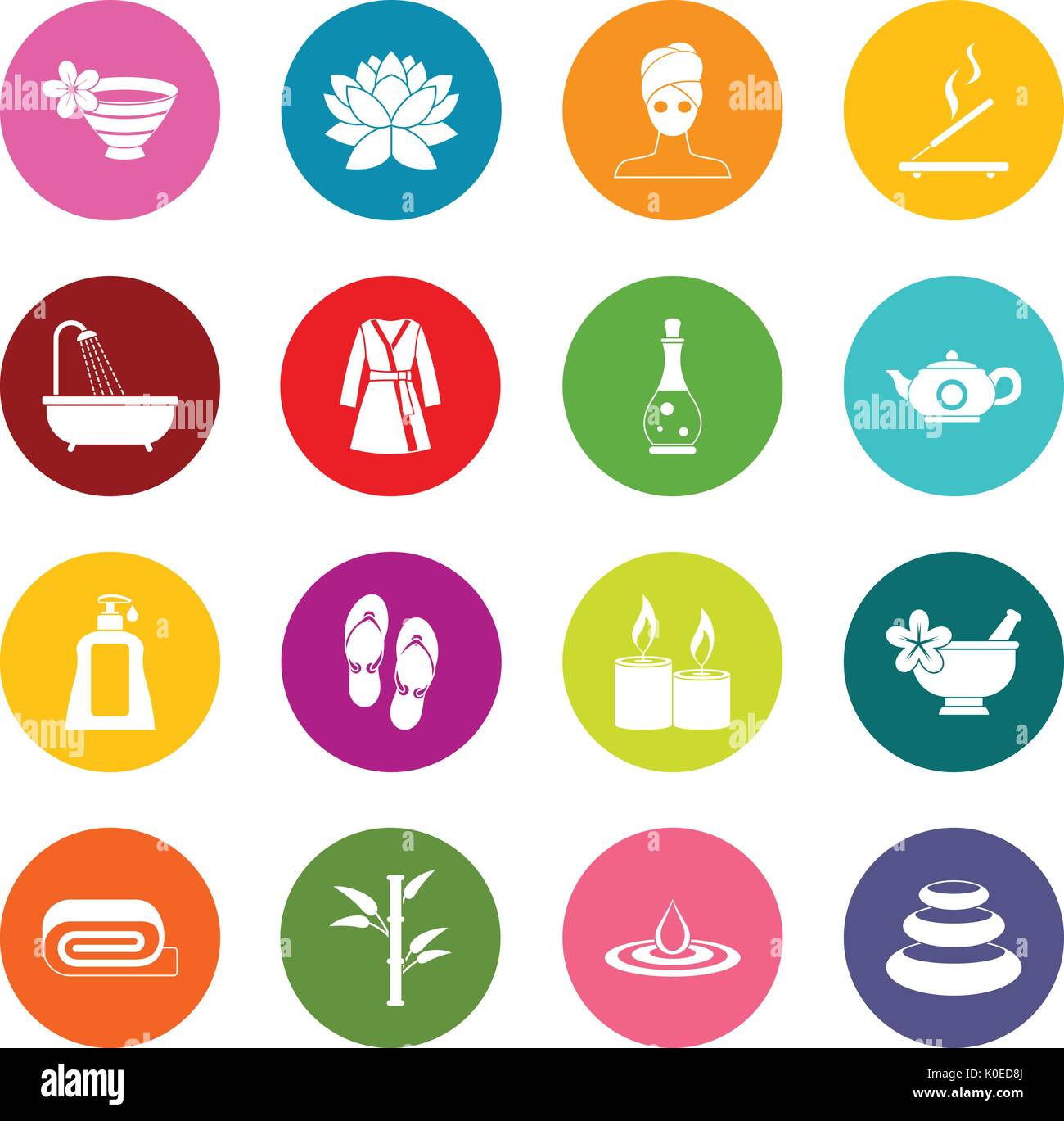 Many candles Stock Vector Images - Alamy