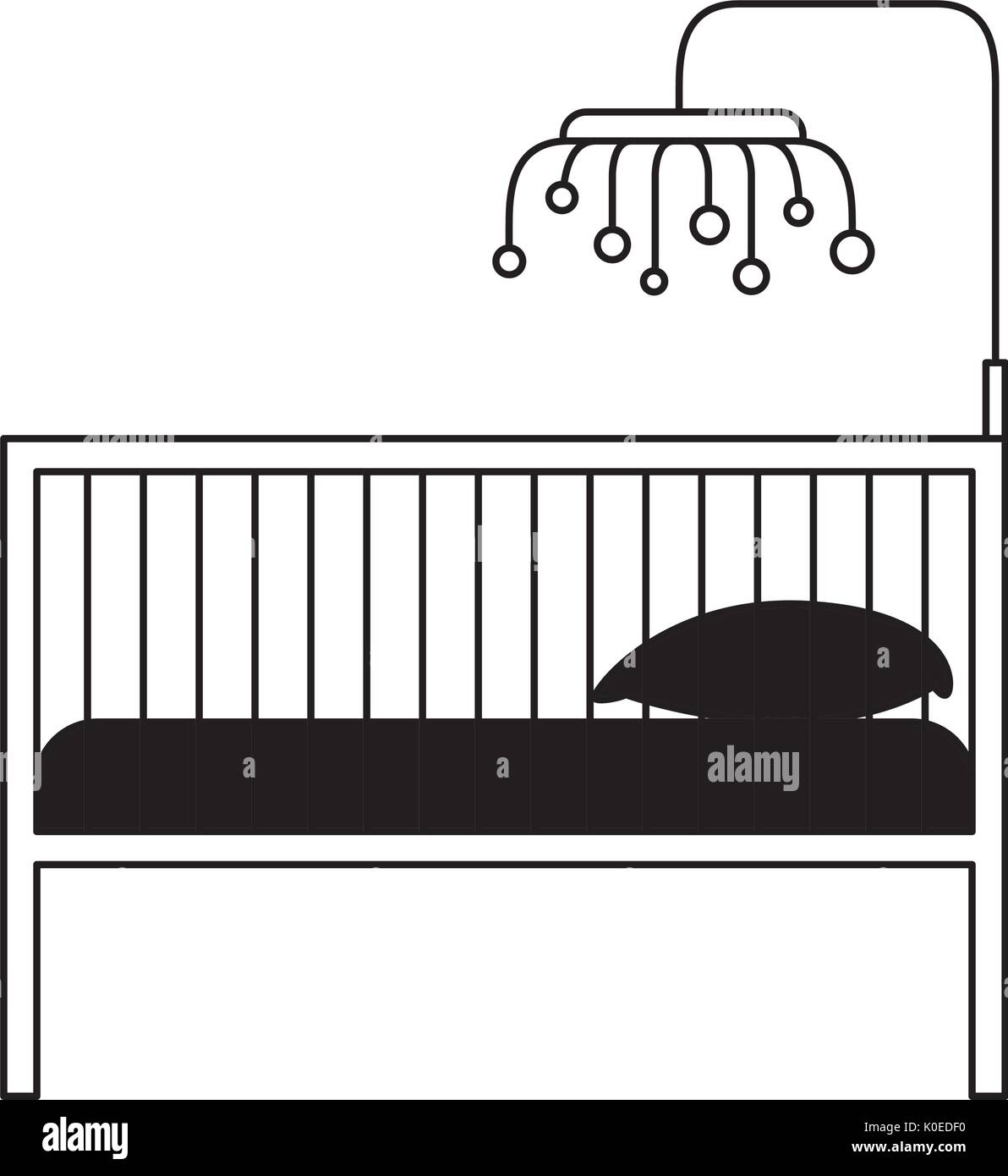Illustration Of Crib High Resolution Stock Photography and Images - Alamy