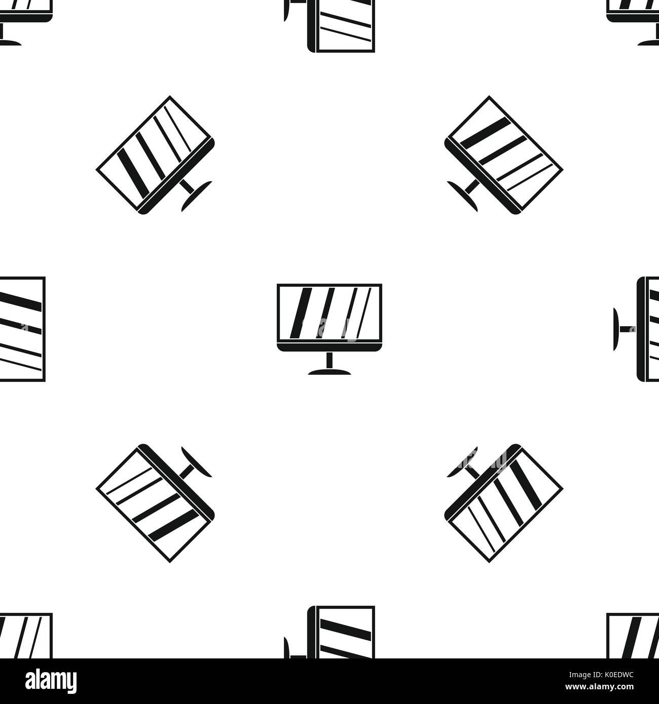 TV pattern seamless black Stock Vector Image & Art - Alamy