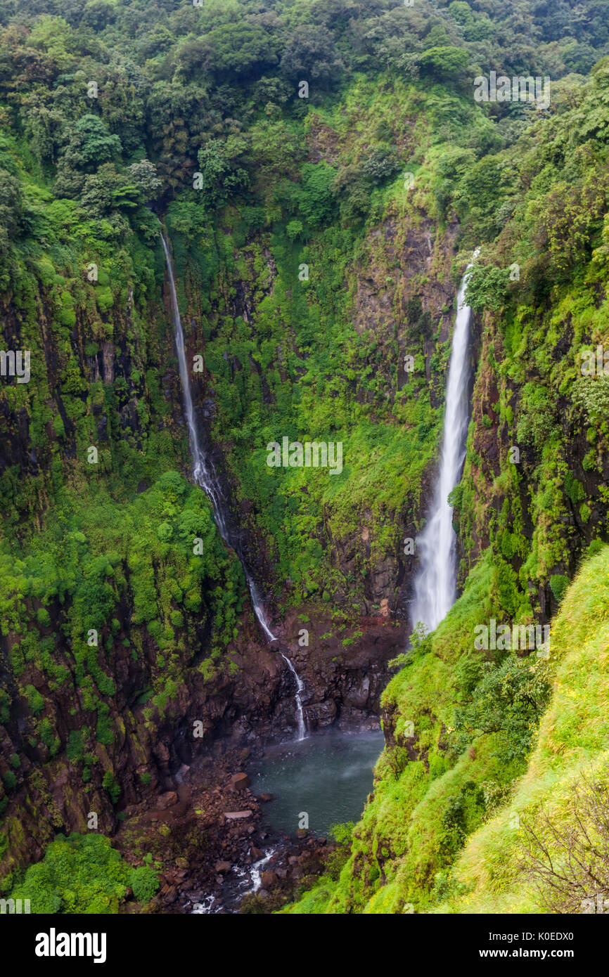 Thoseghar waterfalls hi-res stock photography and images - Alamy