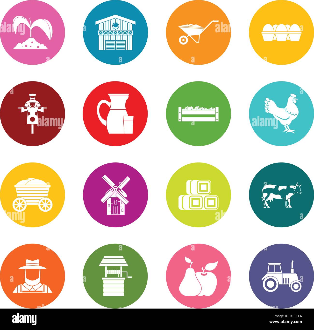 Farm icons many colors set Stock Vector Image & Art - Alamy Farm icons many colors set Stock Vector Image & Art - Alamy
