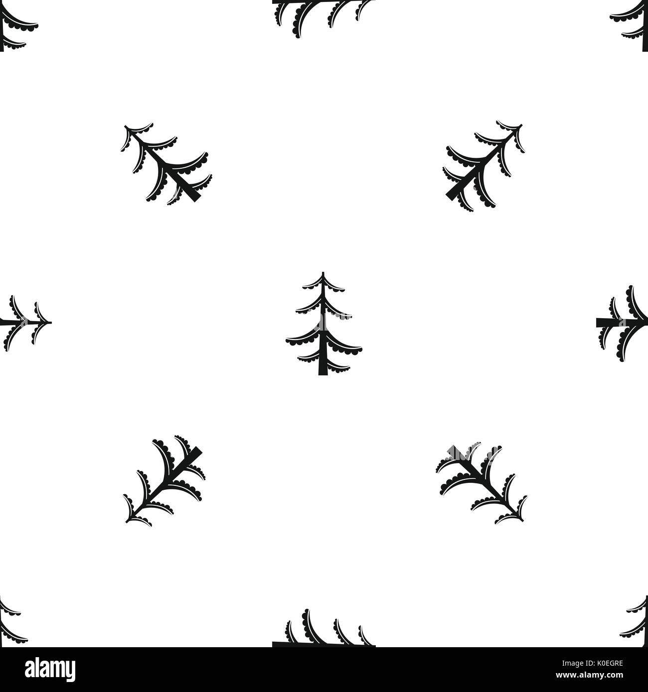 Pine pattern seamless black Stock Vector Image & Art - Alamy