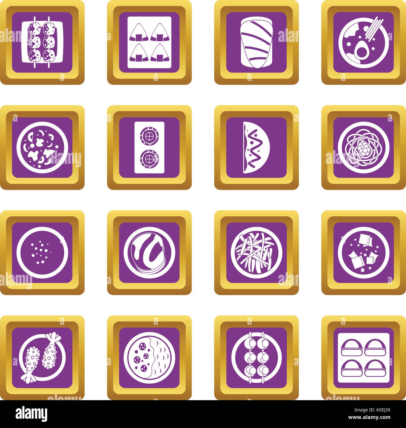 Purple rice Stock Vector Images - Alamy